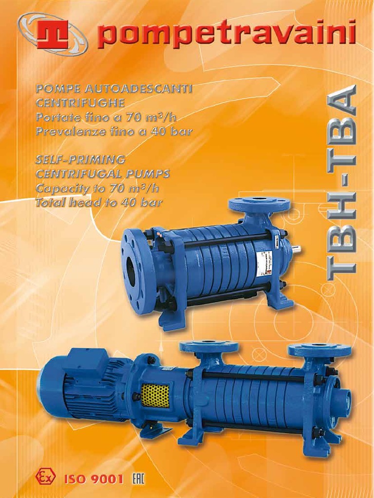 Catalogo Bombas Travaini TBH-TBA (Canal Lateral) | PDF