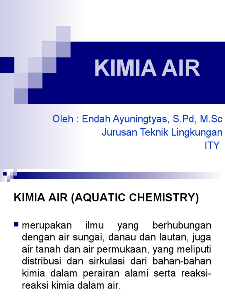 Kimia Air | PDF