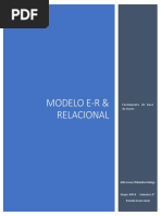 Modelo Entidad Relacion | PDF | Modelo relacional | Bases de datos