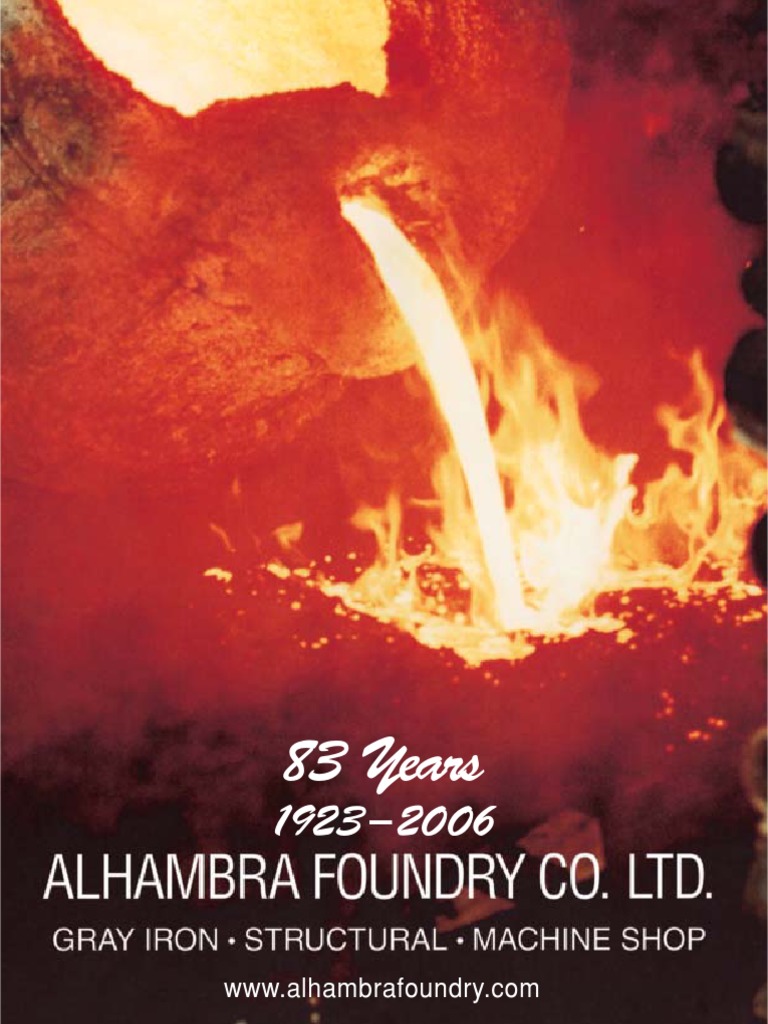 Alhambra Foundry Catalog | PDF | Foundry | Specification (Technical ...