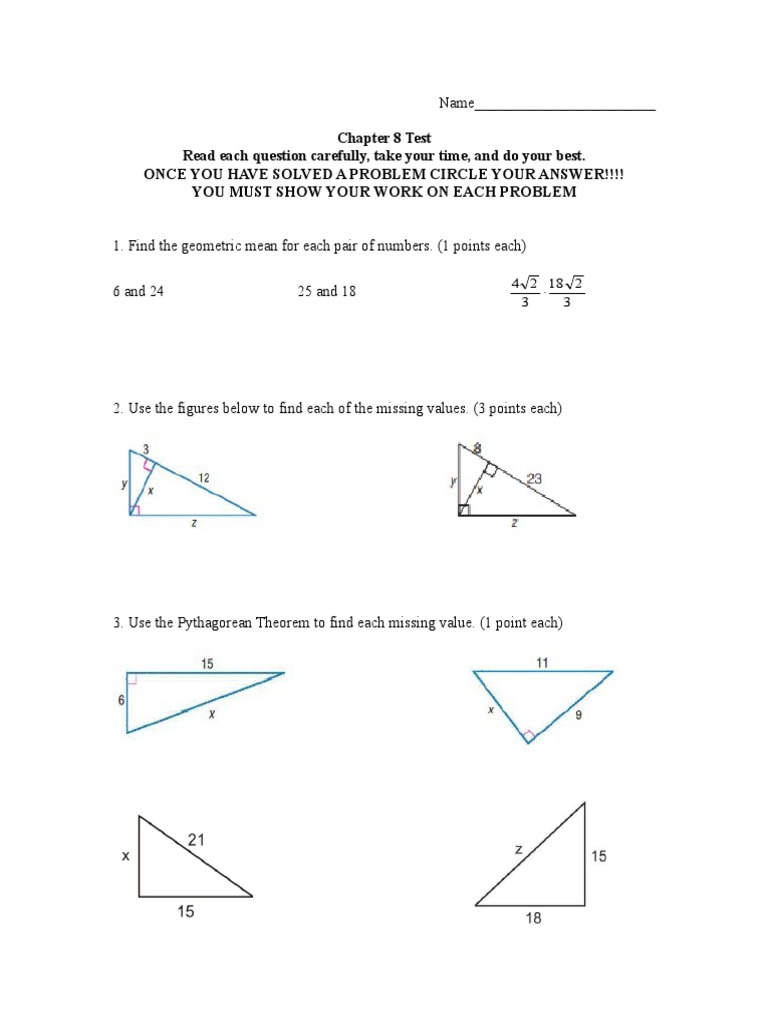 Chapter 8 Test | PDF