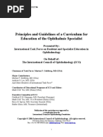 Ophthalmic Specialist Training Curriculum 2024 | PDF | Ophthalmology ...