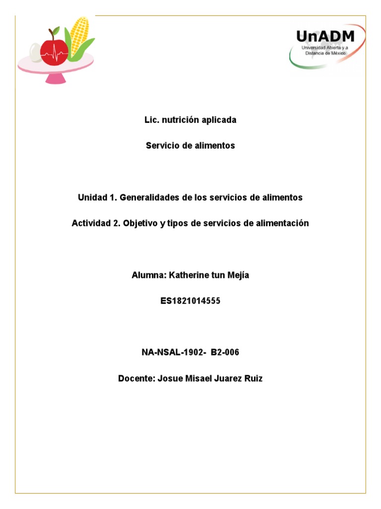 Sal U1 A2 Katm | PDF | Alimentos | Nutrición