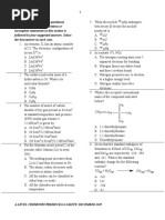 Mole Calculation IGCSE Chemistry Worksheet | PDF | Mole (Unit) | Chlorine