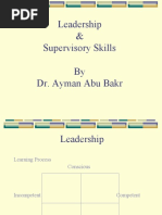 Supervisory Skills Training Module | PDF | Leadership | Performance Appraisal