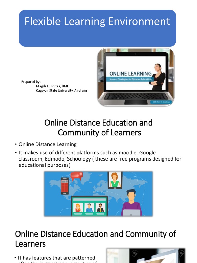 Flexible Learning Environment Overview | PDF | Social Networking ...