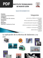 Balanceo Estático | PDF | Rotación | Fuerza