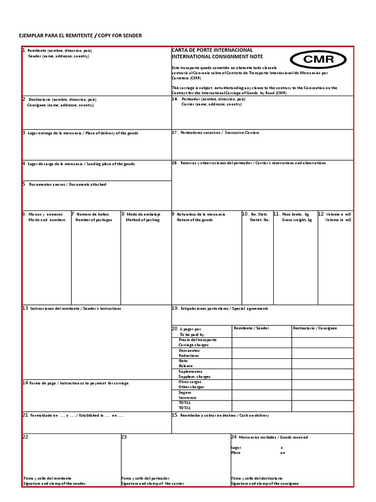 Carta Porte PDF | PDF
