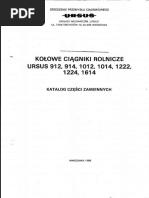 Instrukcja Obsługi CI GNIKI URSUS 2812, 3512, 3514 (Czę Ć I) | PDF