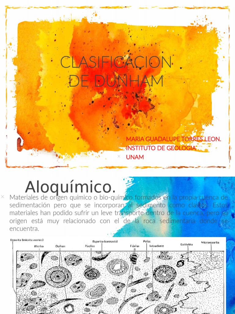 Clasificación de DUNHAM 2g | PDF | Roca clástica | Earth Sciences