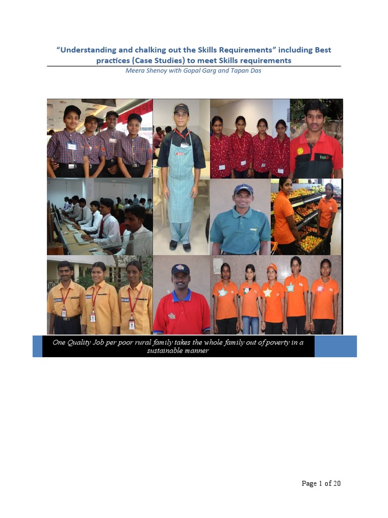 Training, Employment & Skilling India | PDF | Employment | Return On ...