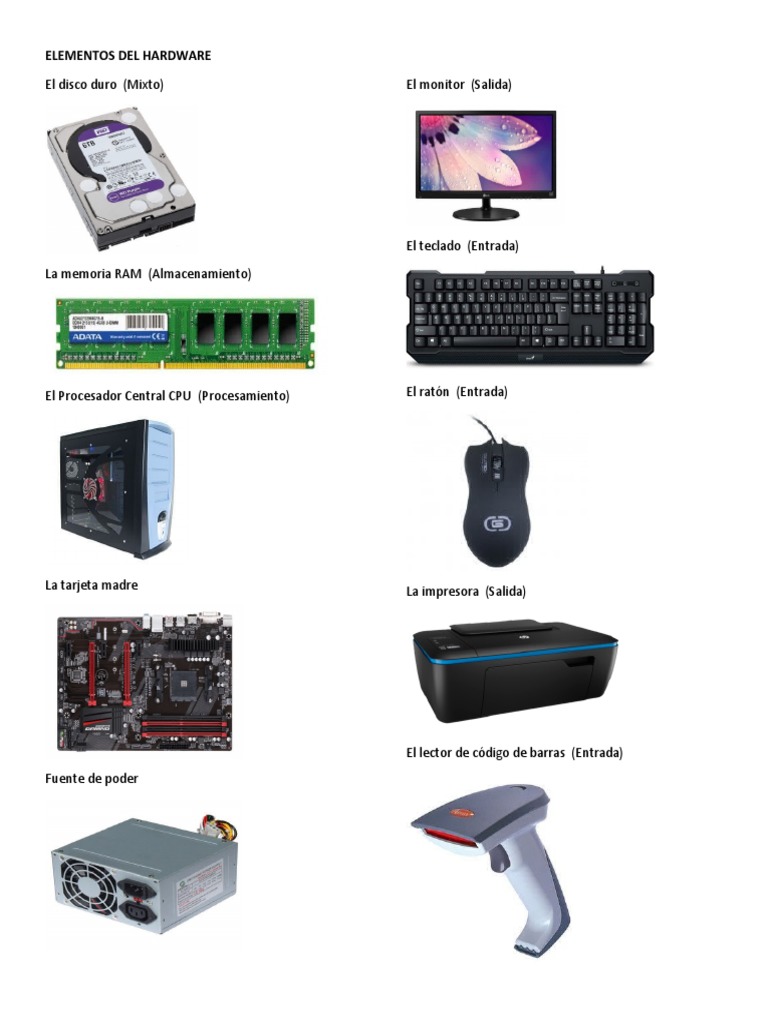 Elementos Del Hardware y Software | PDF