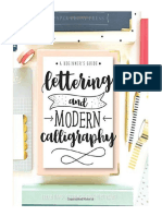 Hand Lettering Practice Sheets PDF | PDF | Art