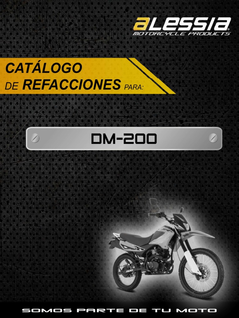 Diagrama y Piezas Moto Italika DM-200 | PDF | Partes de vehículo ...
