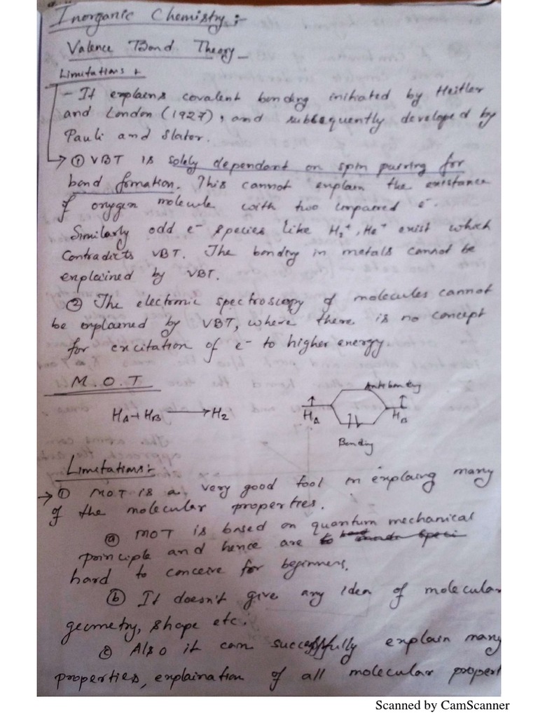 Inorganic Notes | PDF