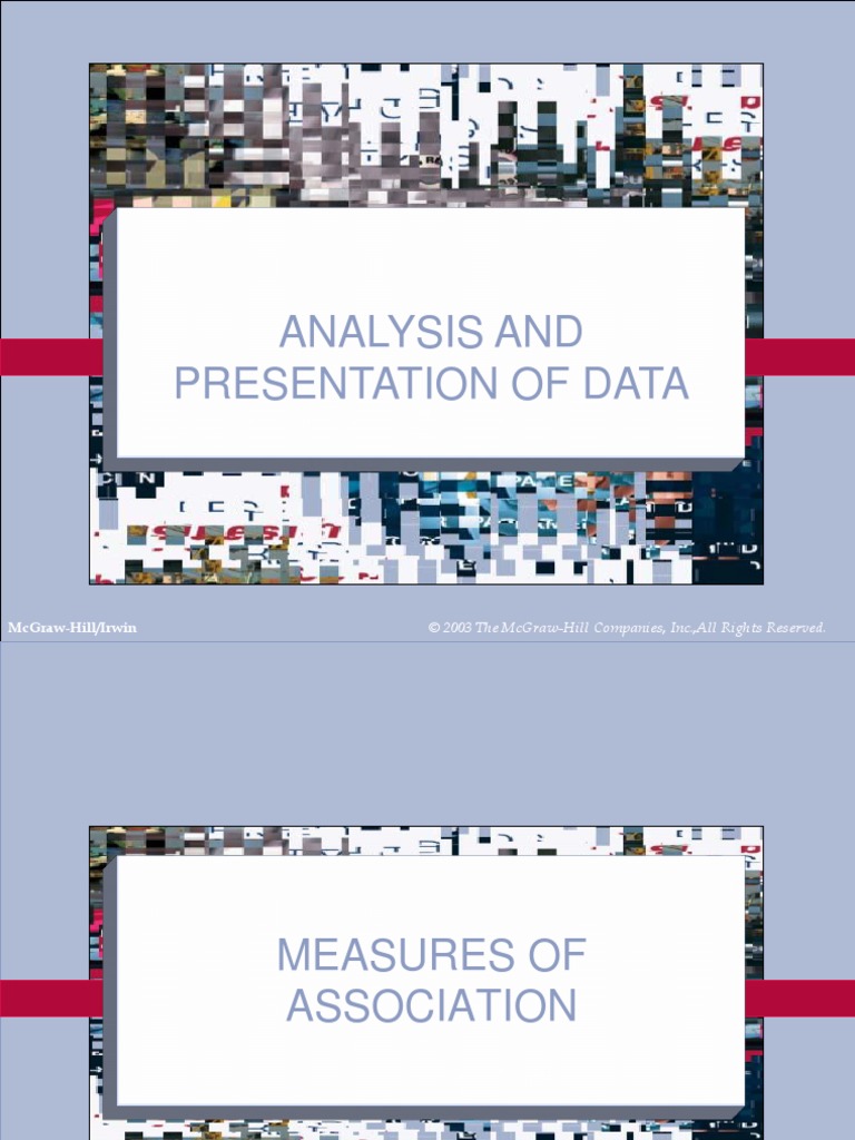 Measure of Association | PDF | Correlation And Dependence | Regression Analysis
