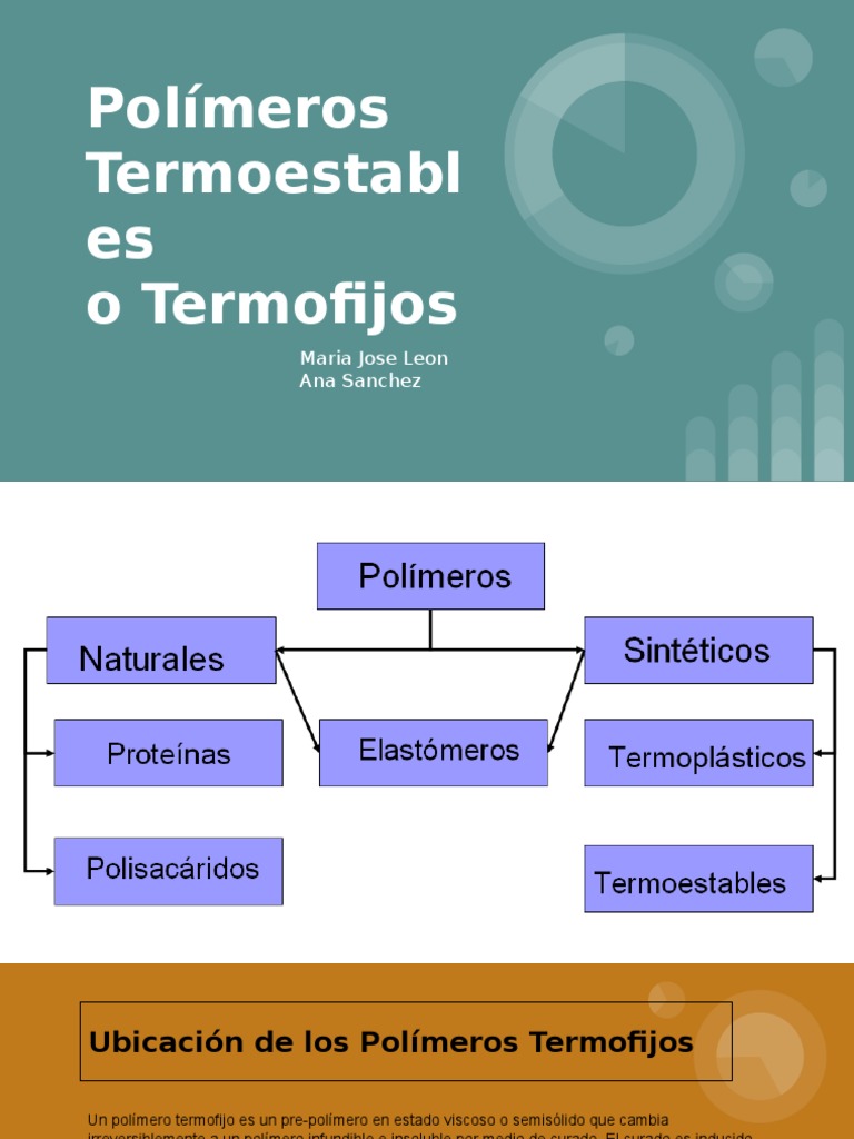 Polímeros Termofijos: Características y Usos | PDF | Epoxy | Polímeros