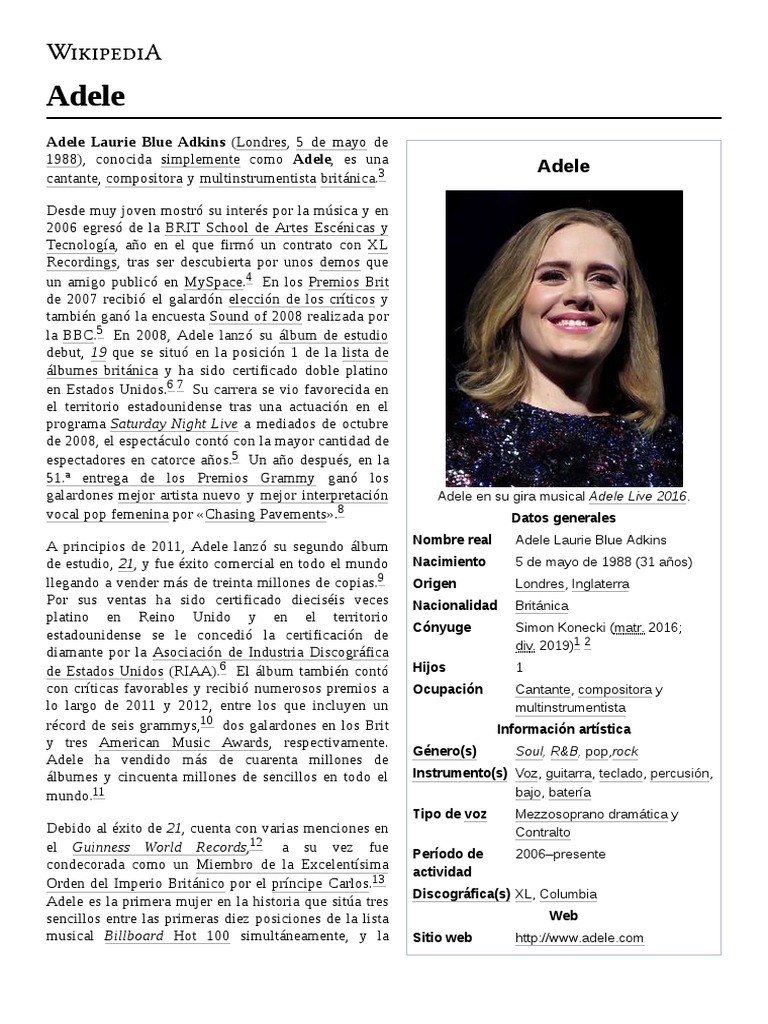 Adele | PDF | Adele | Industria de la música
