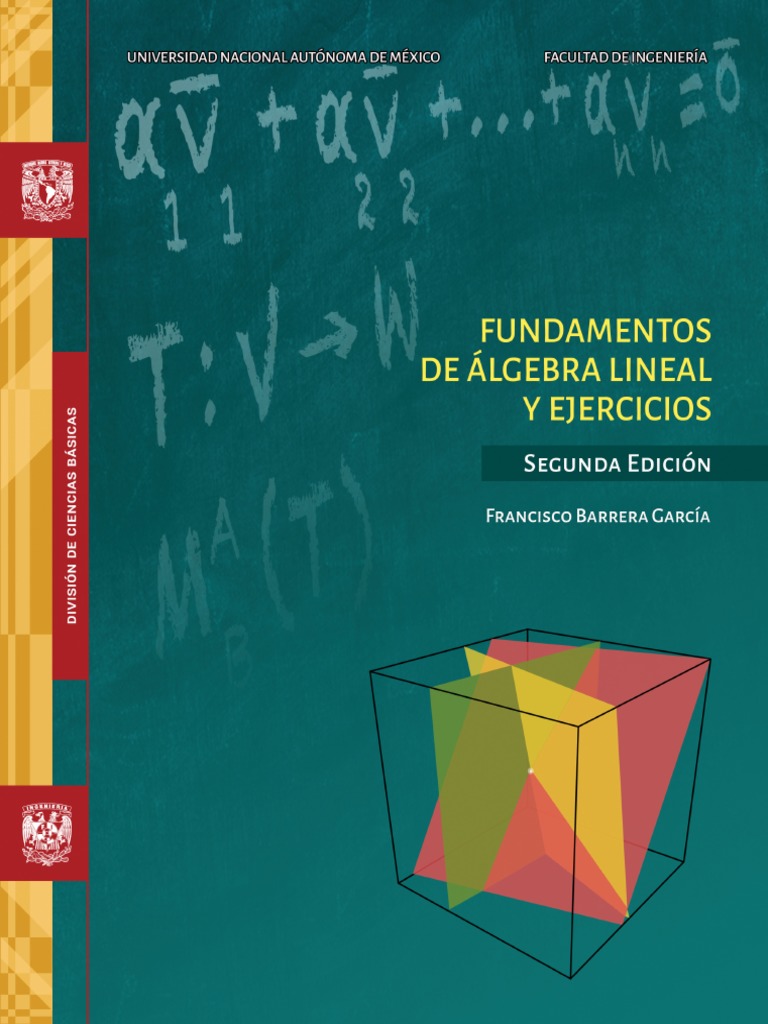 Fundamentos de Álgebra Lineal | PDF | Grupo (Matemáticas) | Mapa lineal
