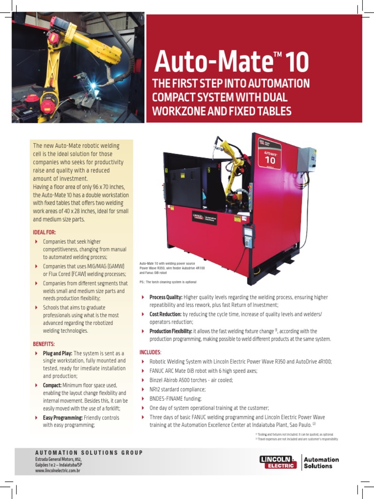 Automate 10 - INGLES - V1 | PDF | Welding | Construction