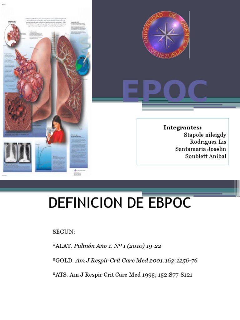 Epoc | PDF | Enfermedad pulmonar obstructiva crónica | Inflamación