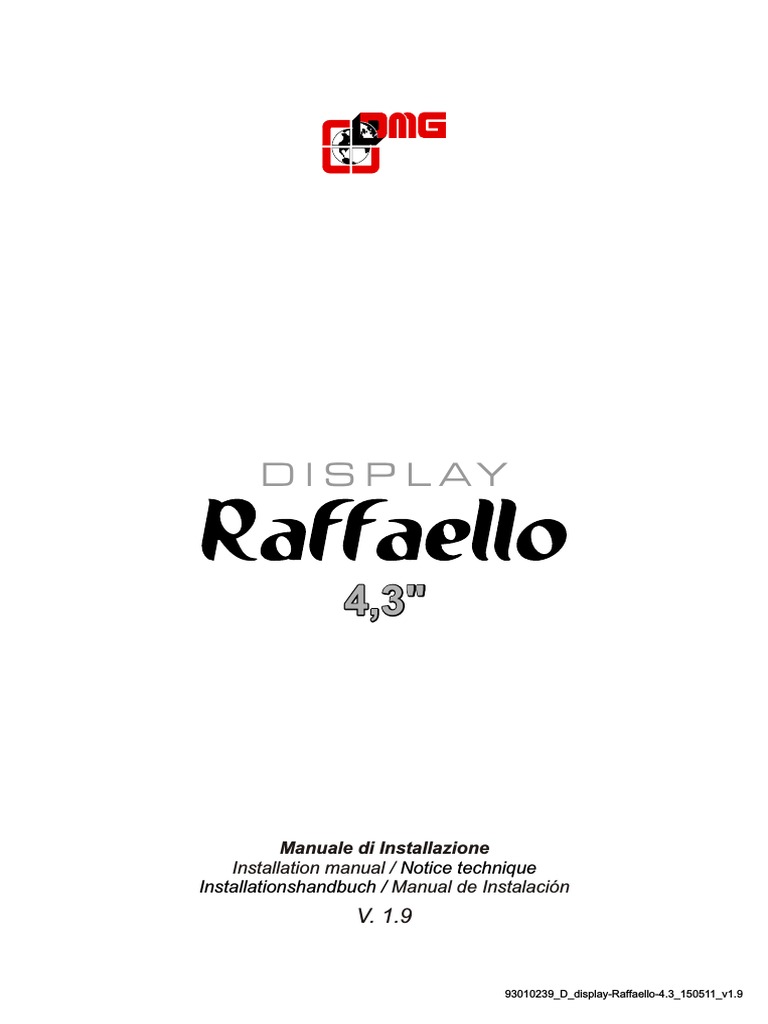 RAFFAELLO 4.3 DISPLAY v1.9 | PDF