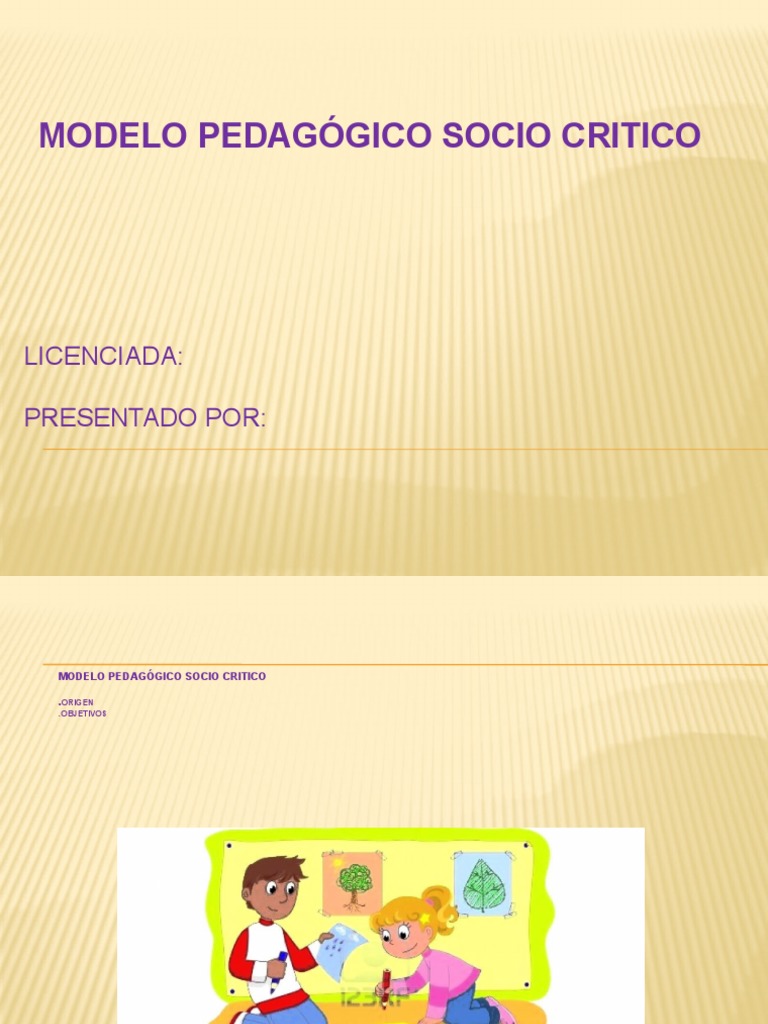 Modelo Pedagogico Sociocritico | PDF