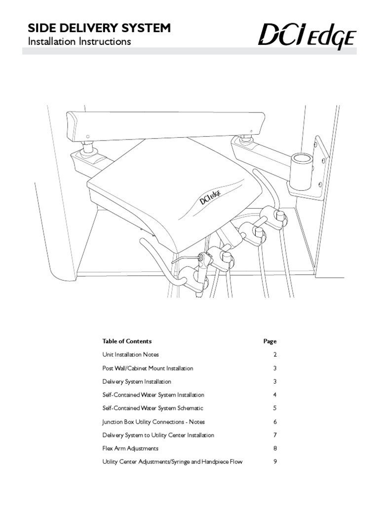Side Delivery System: Installation Instructions | PDF | Plumbing | Pipe ...