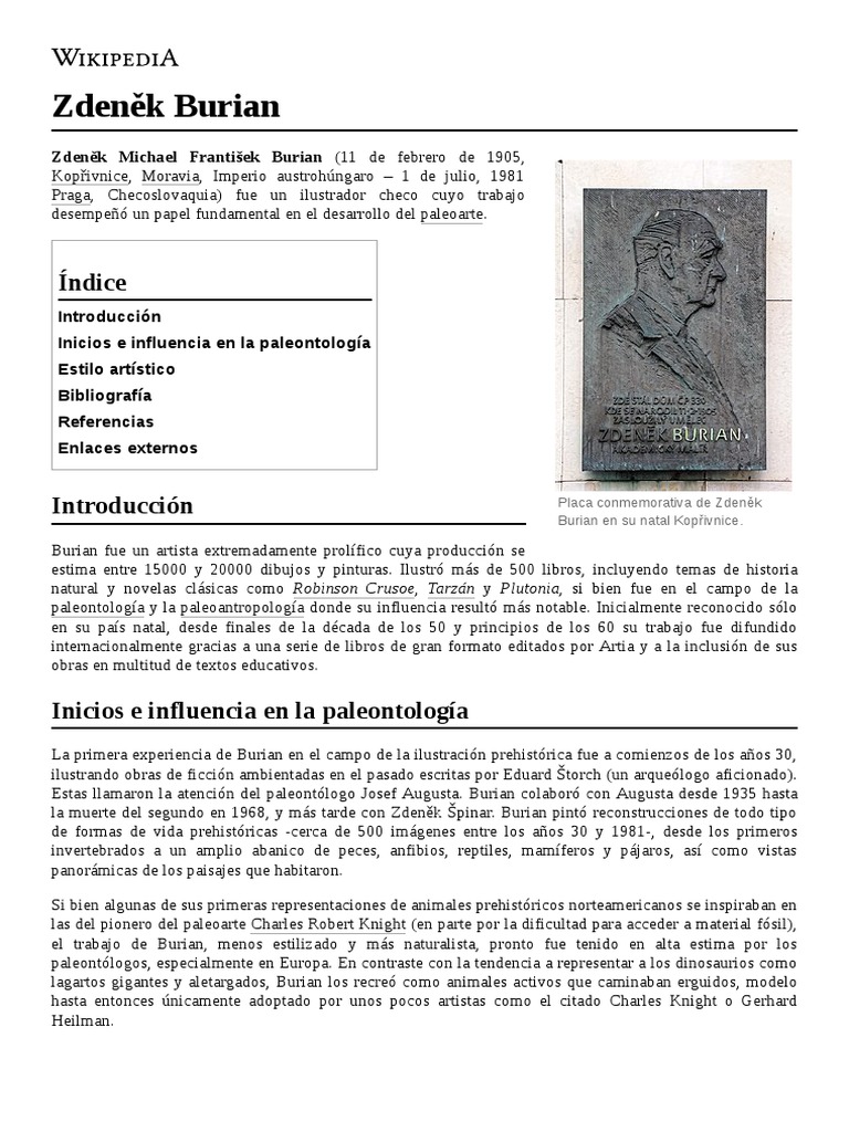 Zdeněk Burian | PDF | Science | Paleontología