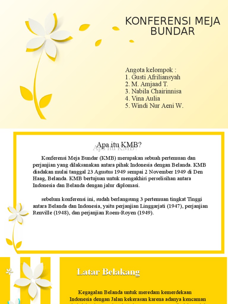 Sejarah dan Dampak Konferensi Meja Bundar | PDF
