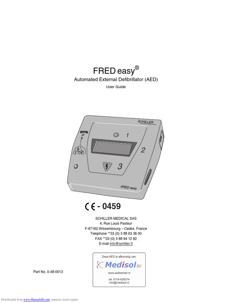 Fred Easy: Automated External Defibrillator (AED) | PDF ...