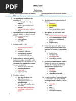 HMIS 322 Exam Questions | PDF | Epidemiology | Health Care