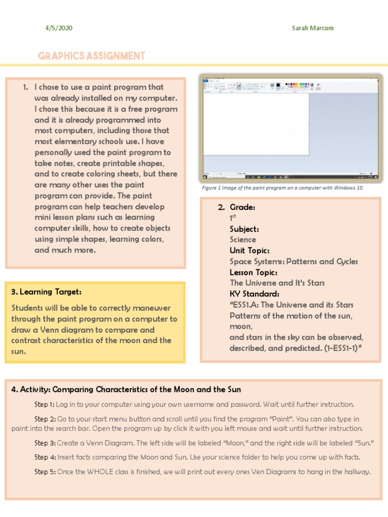 Graphics Marcum Lesson | PDF | Moon | Computing And Information Technology