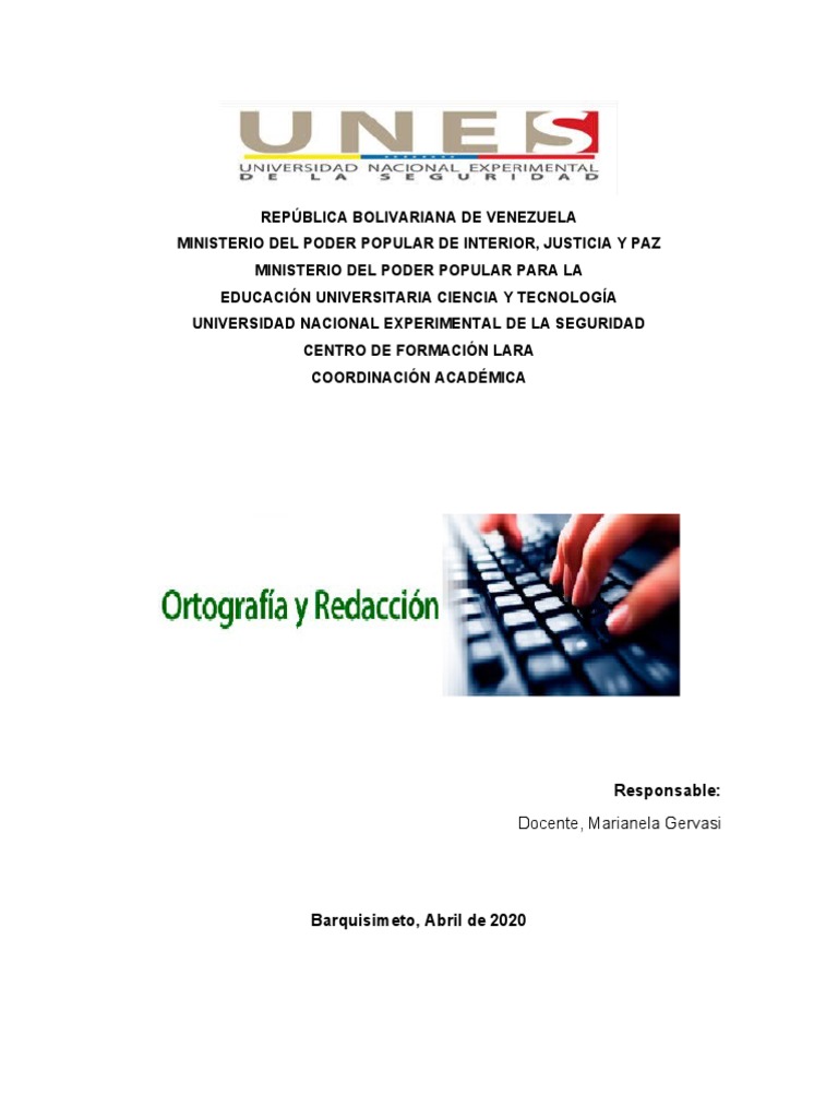 Planificación Redacción y Ortografía | PDF | Maestros | Cognición