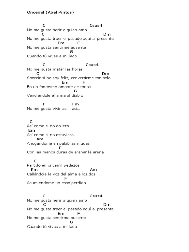 Abel Pintos - Oncemil | PDF