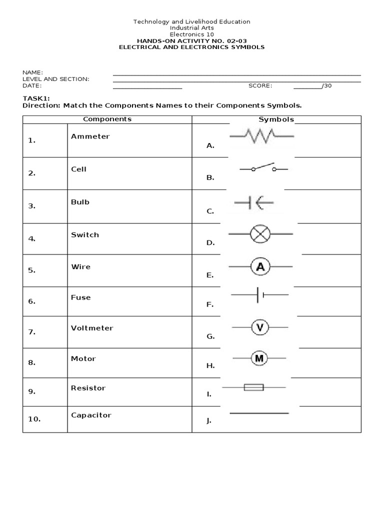 02-03.electrical and Electronics Symbols | PDF
