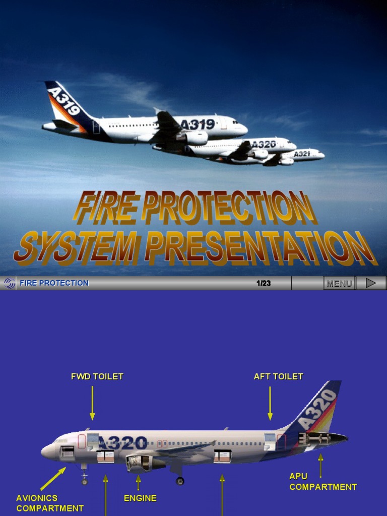 FIRE PROTECTION SYSTEM Air Bus 320 | PDF | Fires | Aerospace Engineering