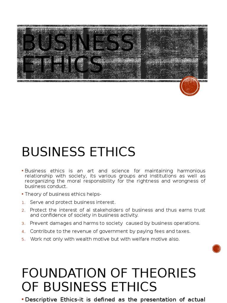 An Overview of Teleological Ethical Theories and Virtue Ethics in Business | PDF ...