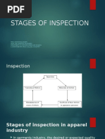 Garment Inline Inspection Report Guide | PDF | Sewing | Gauge (Knitting)