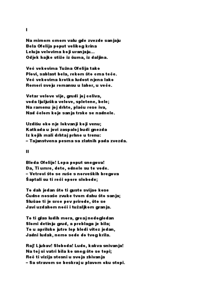 Artur Rembo - Ofelija | PDF