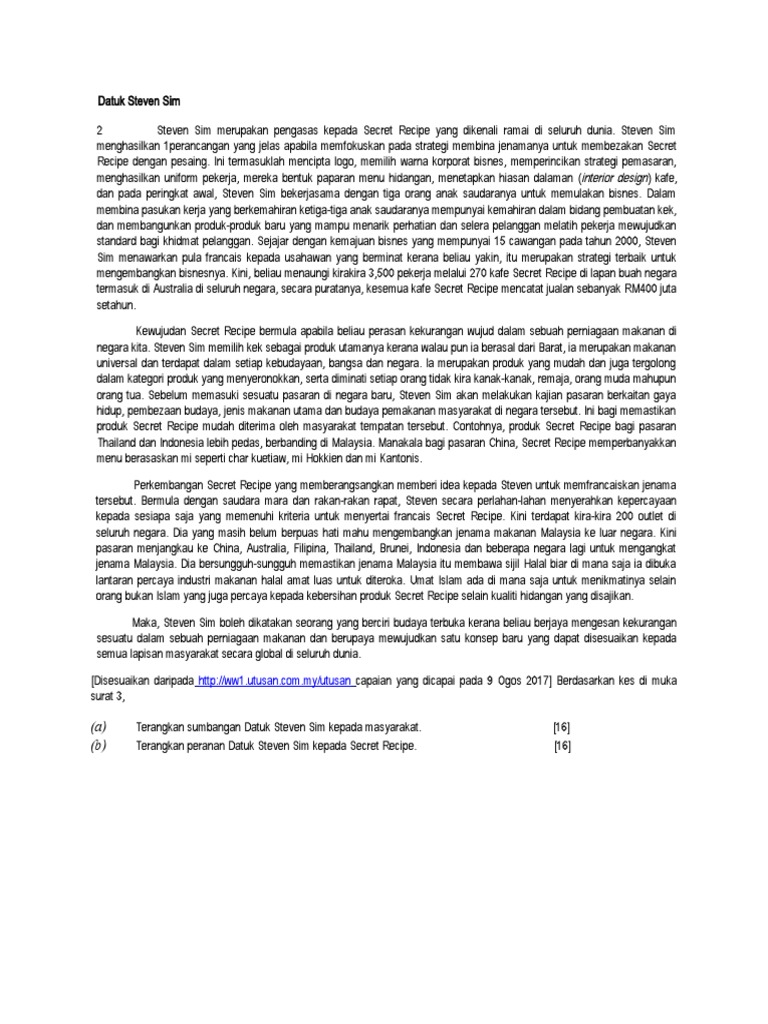 Datuk Steven Sim | PDF