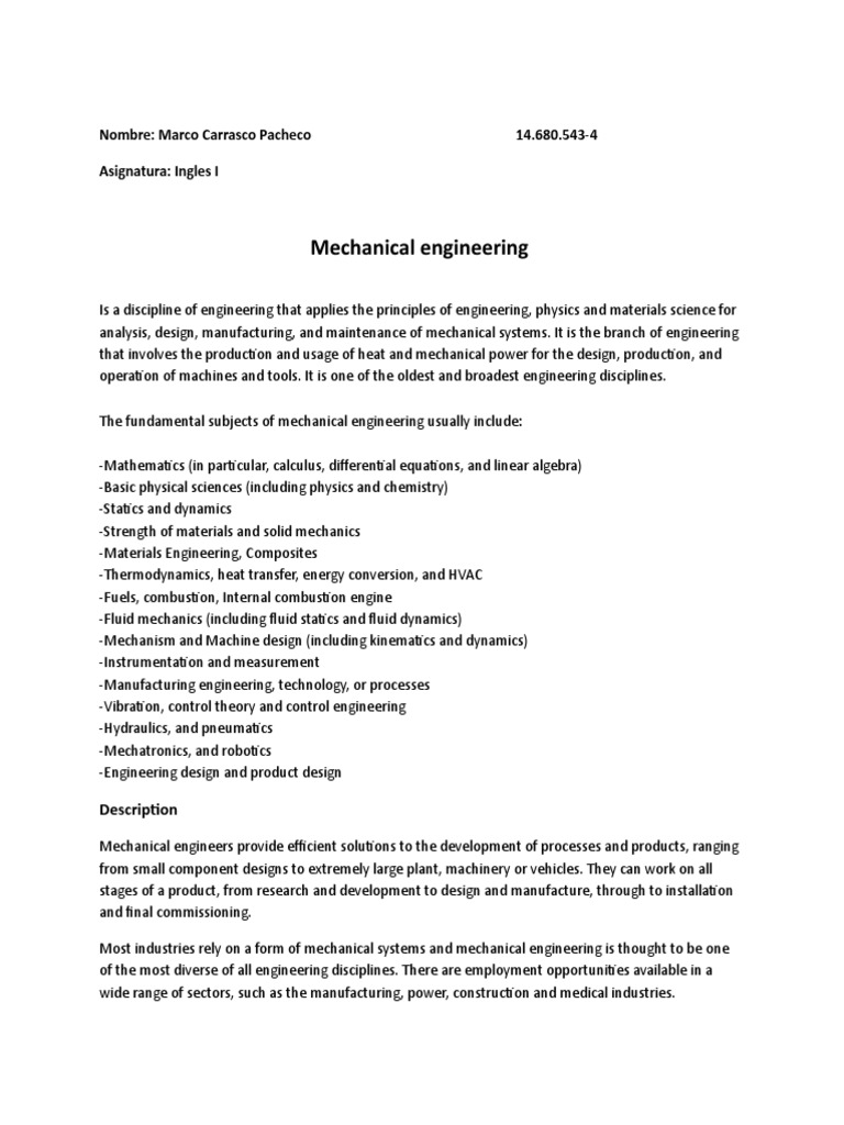 Mechanical engineering fundamentals | PDF | Machines | Engineering
