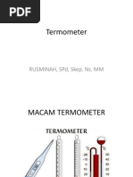 Jenis Jenis Termometer Dan Fungsinya | PDF