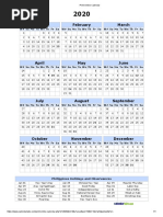 Tagalog Months & Days | PDF