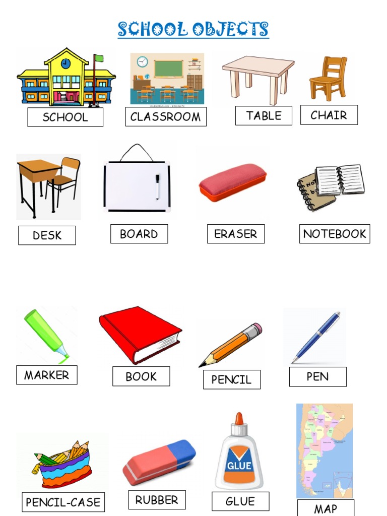 School Objects PDF | PDF