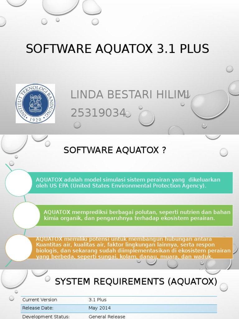AQUATOX 3.1 Plus: Aquatic Simulation Model | PDF | United States ...