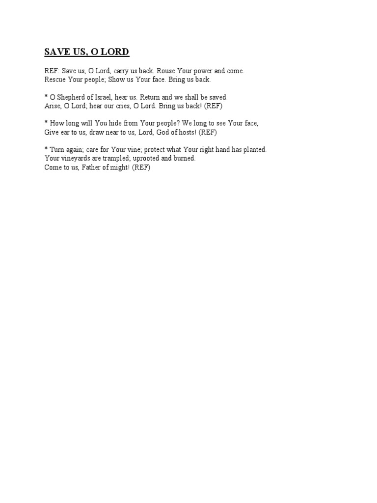 Prayer for Divine Rescue and Restoration | PDF