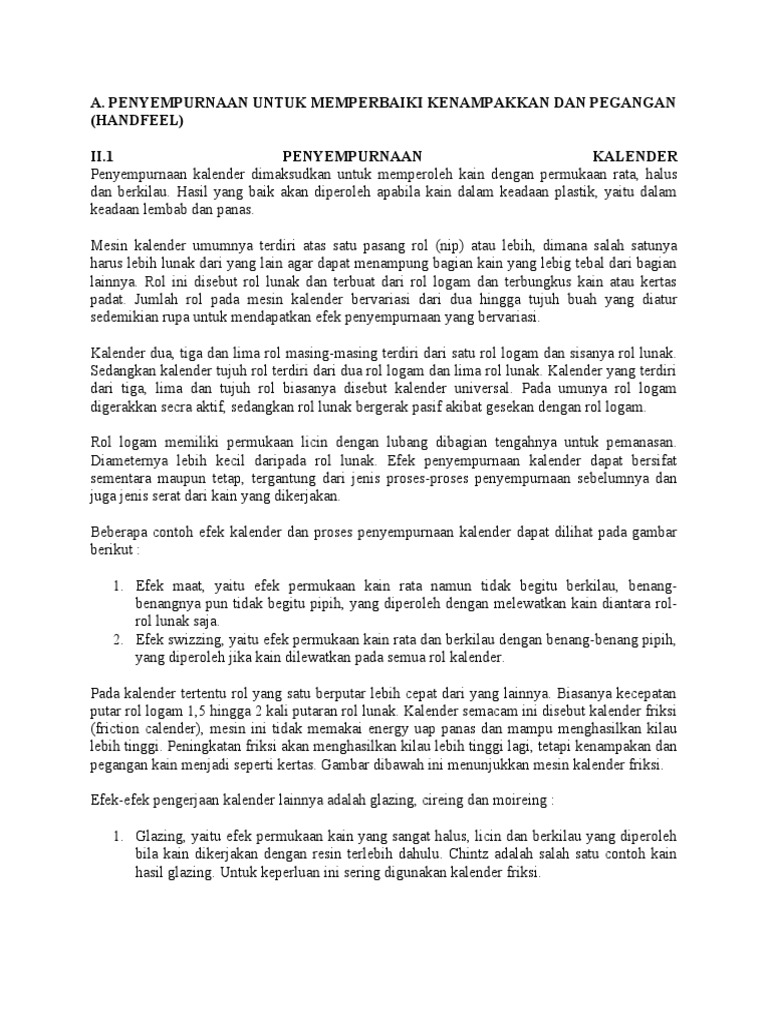 Mesin Kalendering | PDF | Griya & Taman | Seni