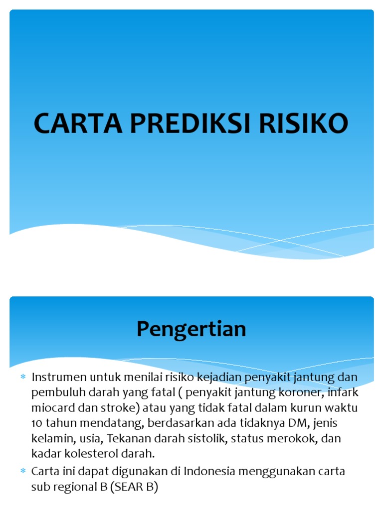 Carta Prediksi Faktor Risiko | PDF