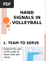 FIVB-Volleyball-Rules - 2021-2024 Official Hand Signal | PDF | Volleyball | Sports